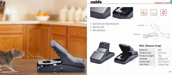 Trappole di plastica per ratti per il controllo efficace dei parassiti ...